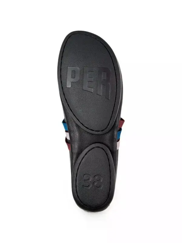 Camper Twins Leather Ballet Flats