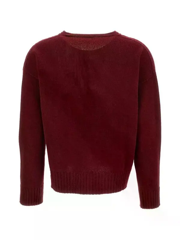 DRUMOHR Fine Knit Cashmere V-neck Sweater