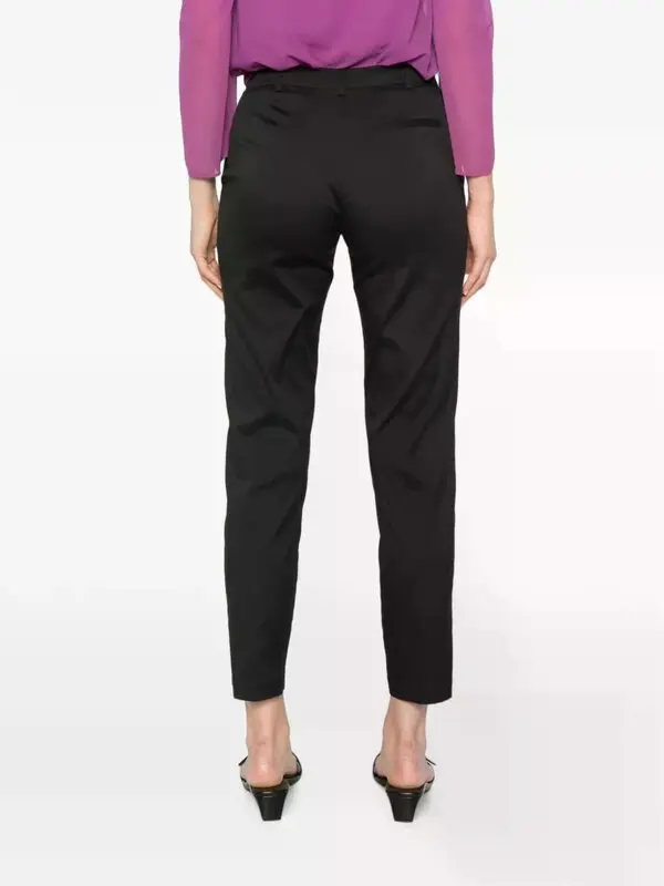 MY TWIN Heart Plaque Slim-fit Trousers