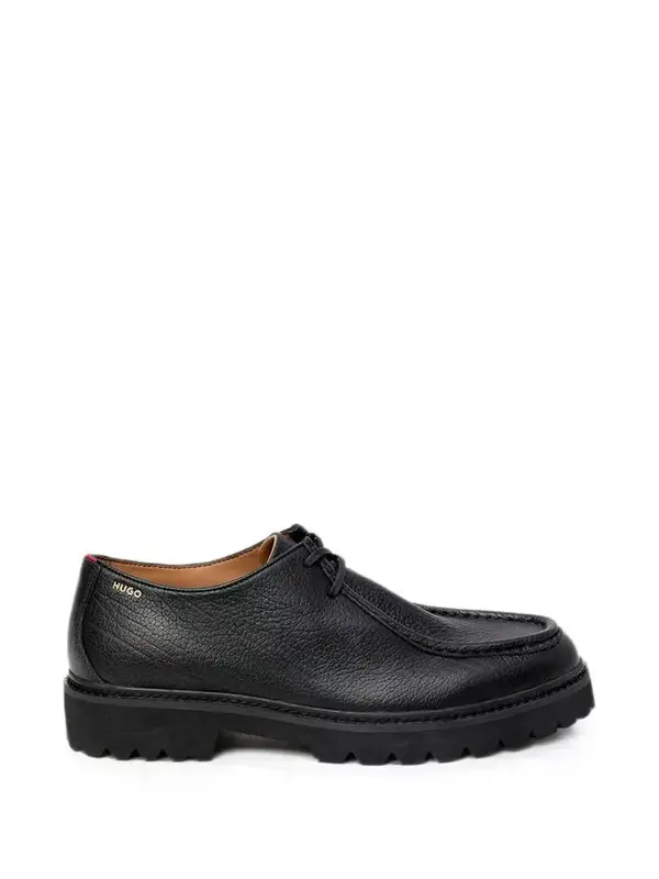 Hugo Lug-sole Derby Shoes - Black