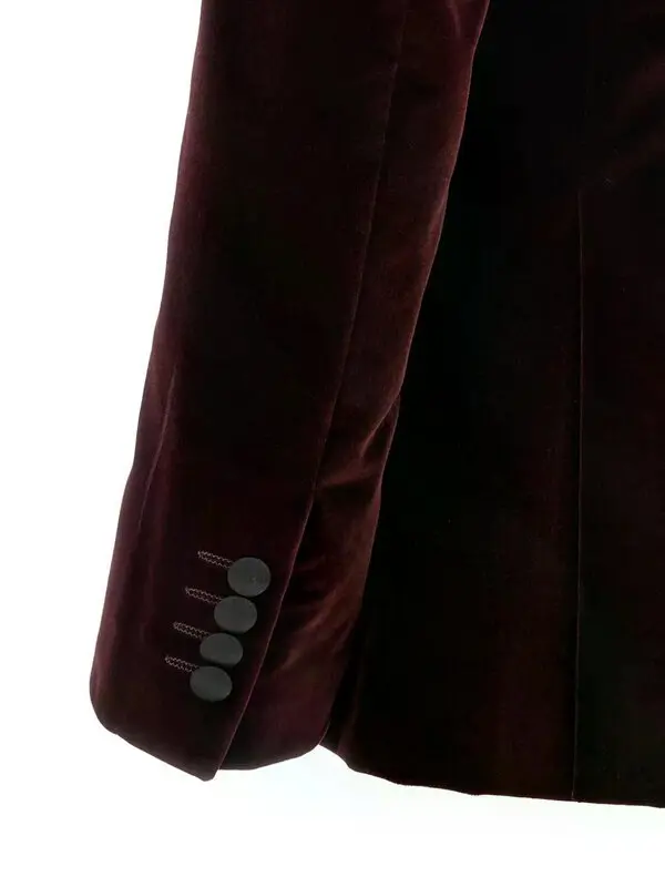 Pal Zileri Velvet Single-breasted Blazer