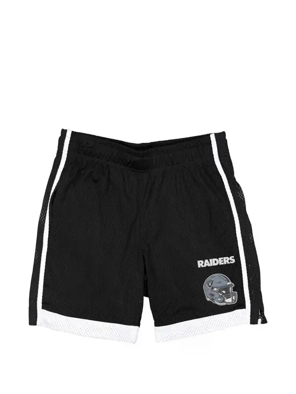 New Era Logo-print Mesh Shorts - Black
