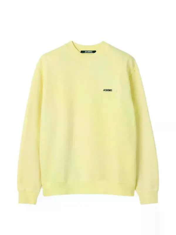 Jacquemus The Gros Grain Sweatshirt - Yellow