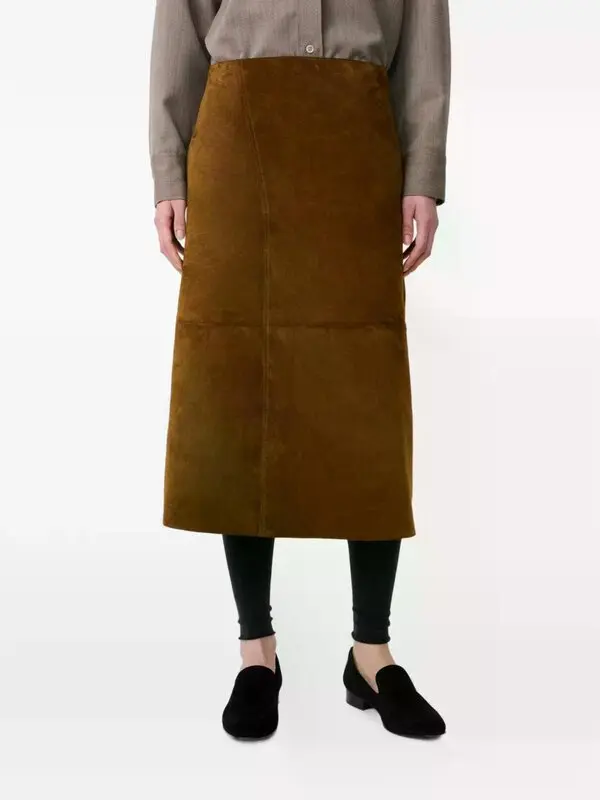 Studio Nicholson Melete Asymmetric Midi Skirt