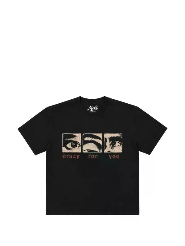 MELT Graphic-print T-shirt - Black