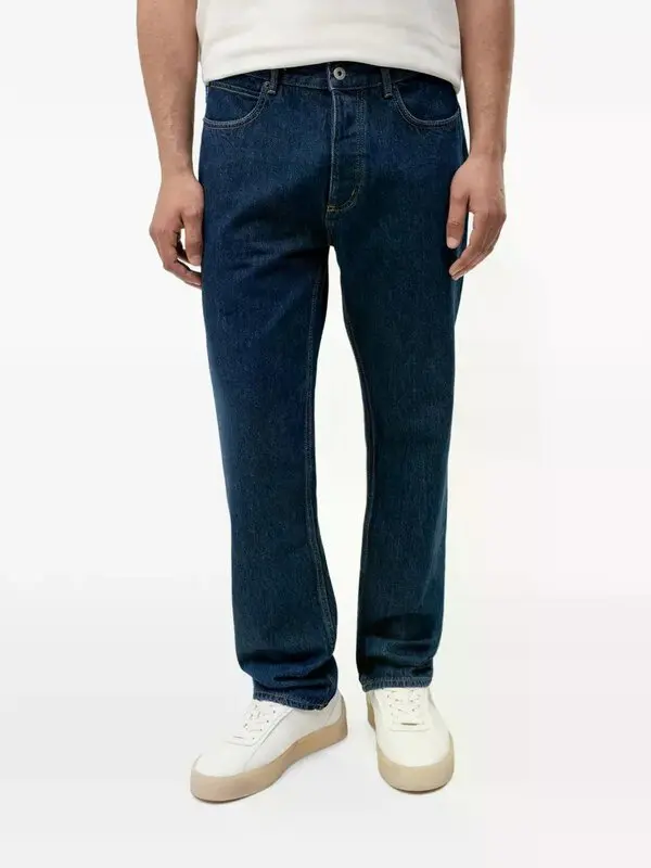 Hugo Jonah Logo-patch Straight-leg Jeans