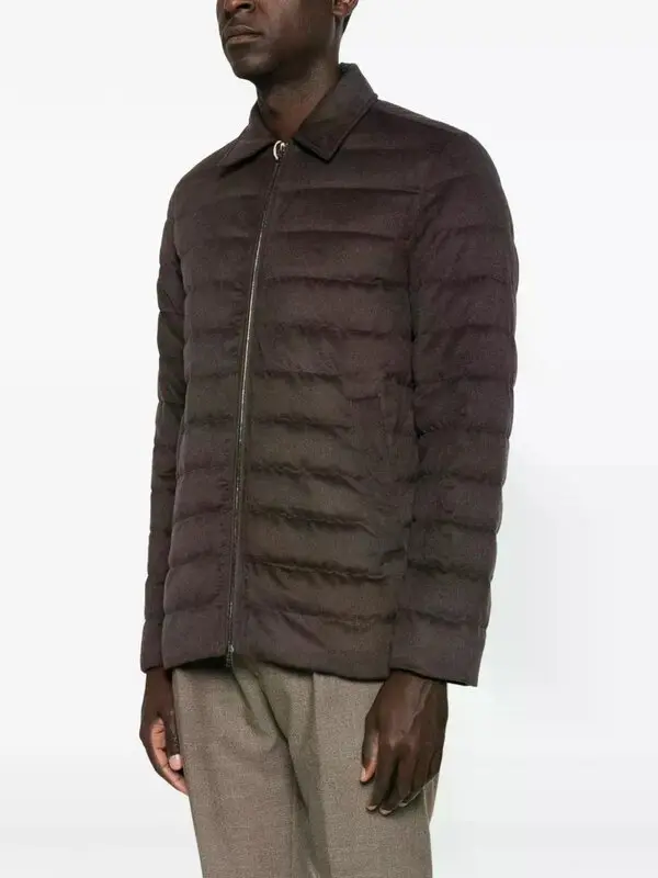 Herno Quilted Zip-up Coat