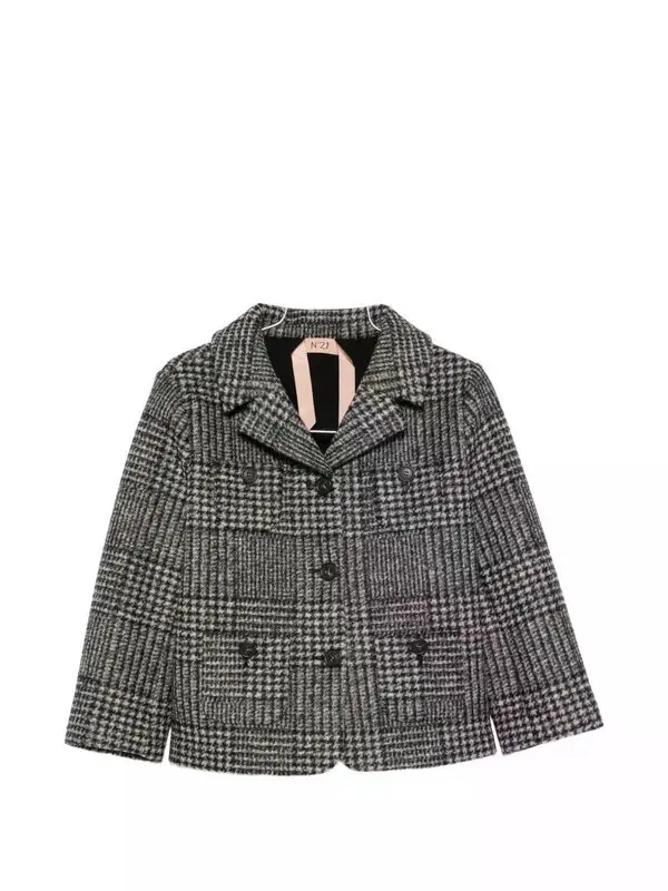 N°21 Check-pattern Notched-lapels Jacket