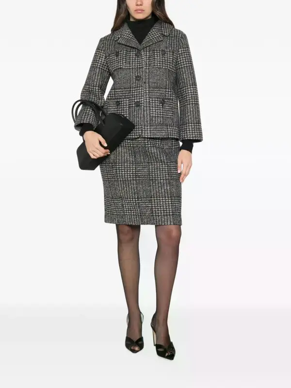 N°21 Check-pattern Notched-lapels Jacket