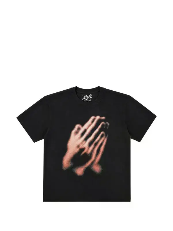 MELT Graphic-print T-shirt - Black