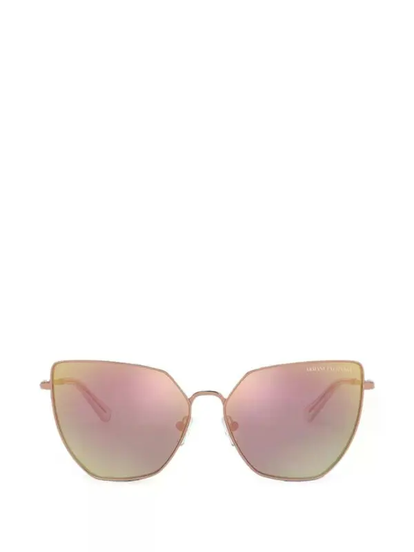 Armani Exchange Geometric-frame Sunglasses - Pink