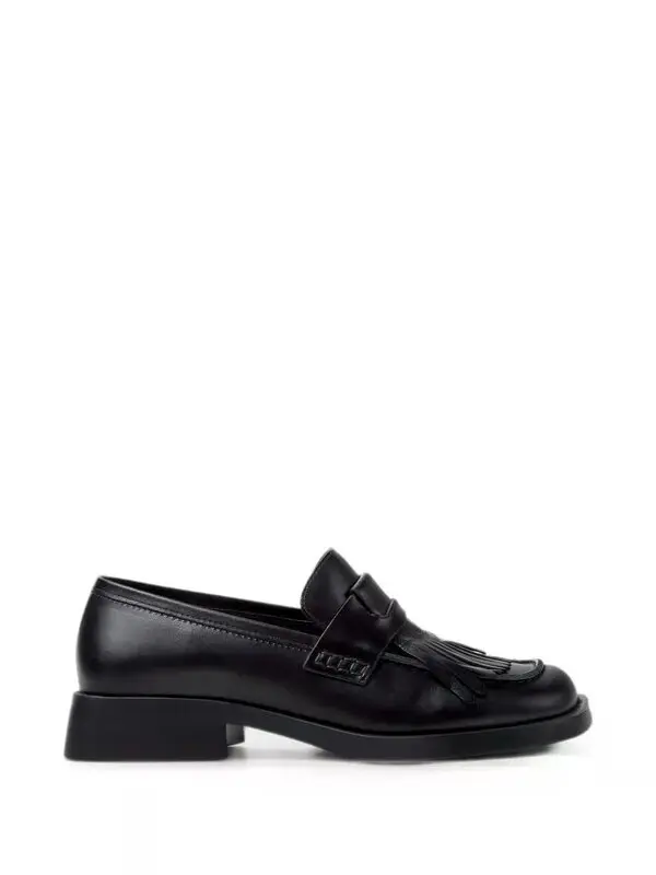Camper Twins Fringed-tassel Loafers - Black