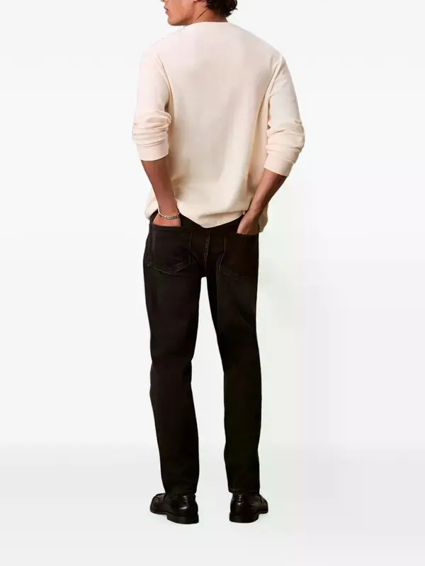 Calvin Klein Logo-patch Straight-leg Jeans