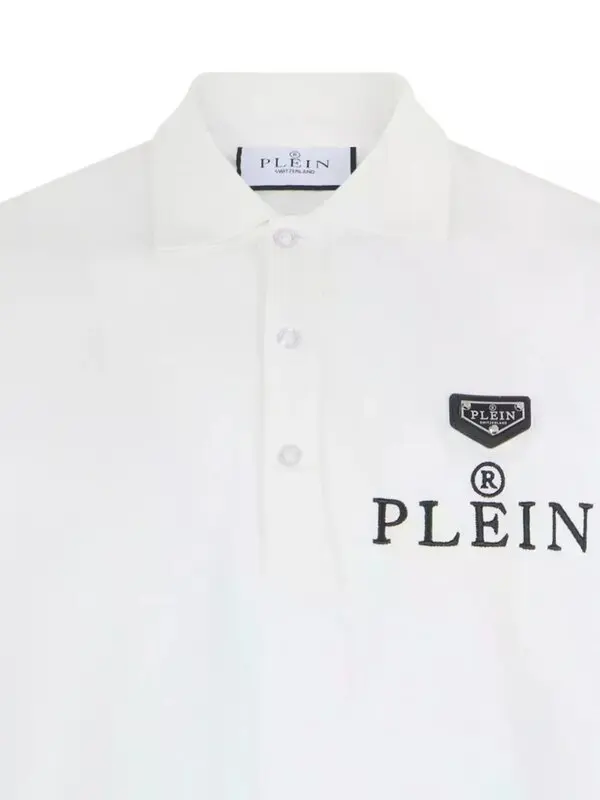 Philipp Plein Logo-embroidery Polo T-shirt
