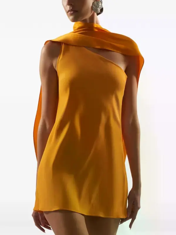 TALLER MARMO Mini Berenson Fringed Party Dress