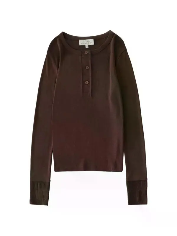 Studio Nicholson Roane Polo Shirt - Brown
