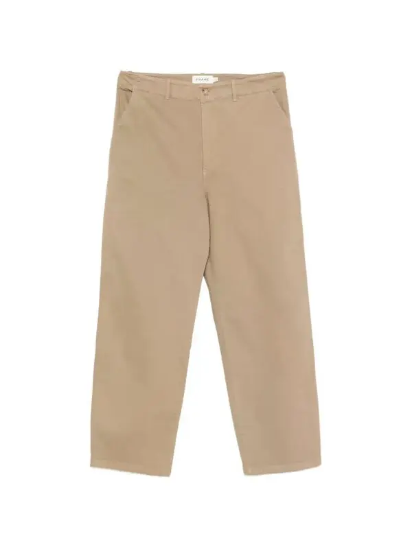 FRAME Straight-leg Chino Trousers - Neutrals