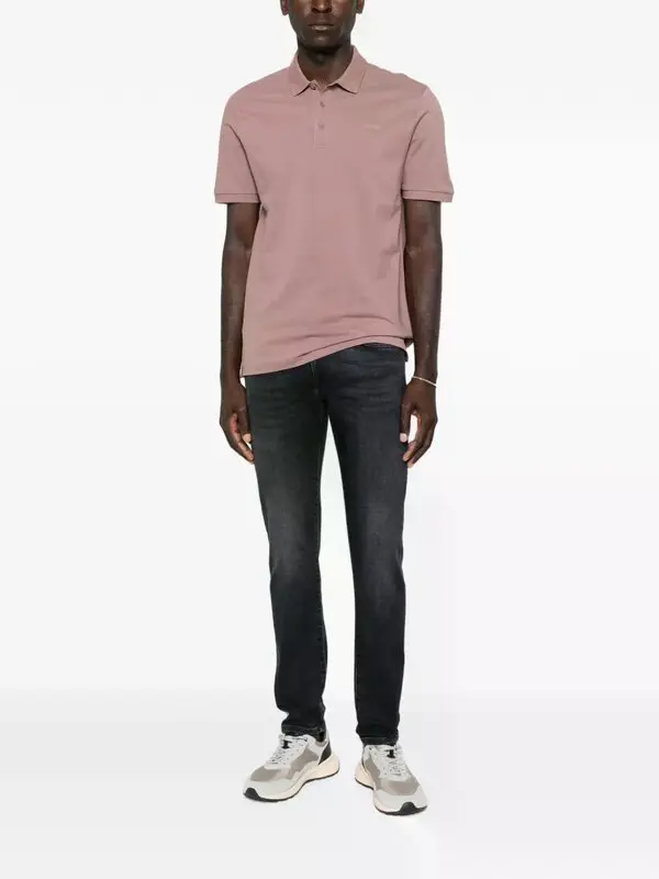 PT TORINO Faded Effect Slim-fit Jeans - Grey