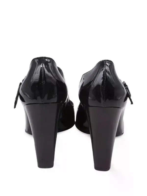 Fendi Square Toe Mary Jane Pumps With T-bar Strap