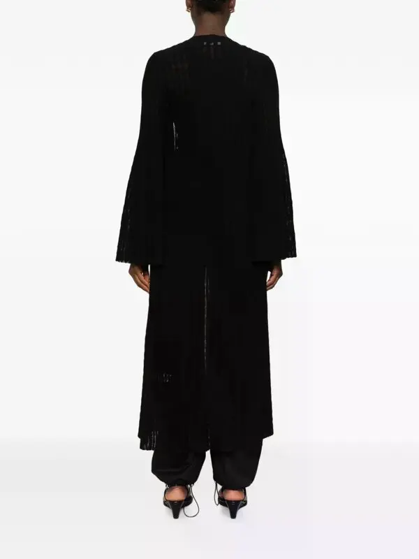 ANTONINO VALENTI Ribbed Bell-sleeve Cardigan