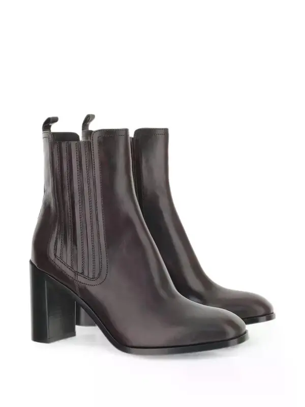 Sartore Pointed-toe Elasticated Ankle Boots - Brown