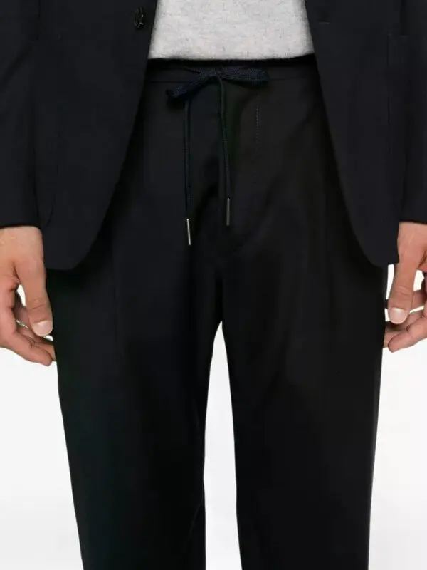 Tagliatore Drawstring-waistband Pleated Trousers
