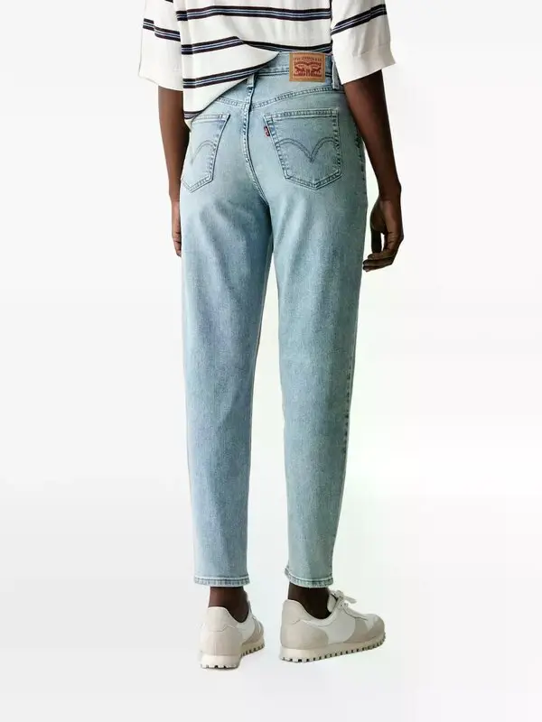 LEVI'S High-waisted Distressed-effect Jeans
