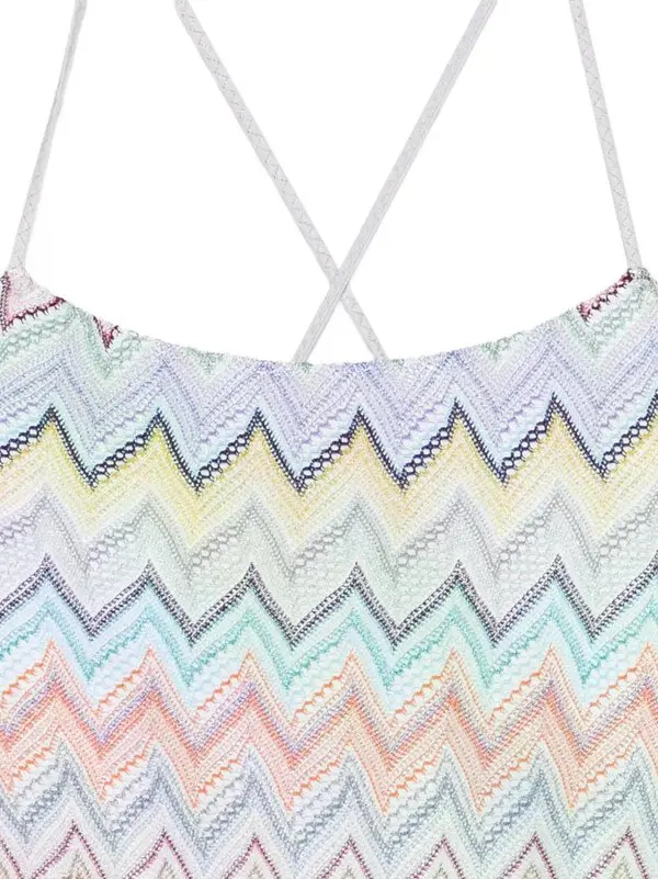 Missoni Zigzag-knit Swimsuit