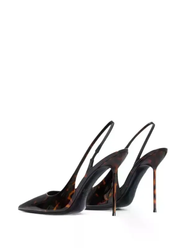Paris Texas Tortoiseshell-effect Slingback Pumps