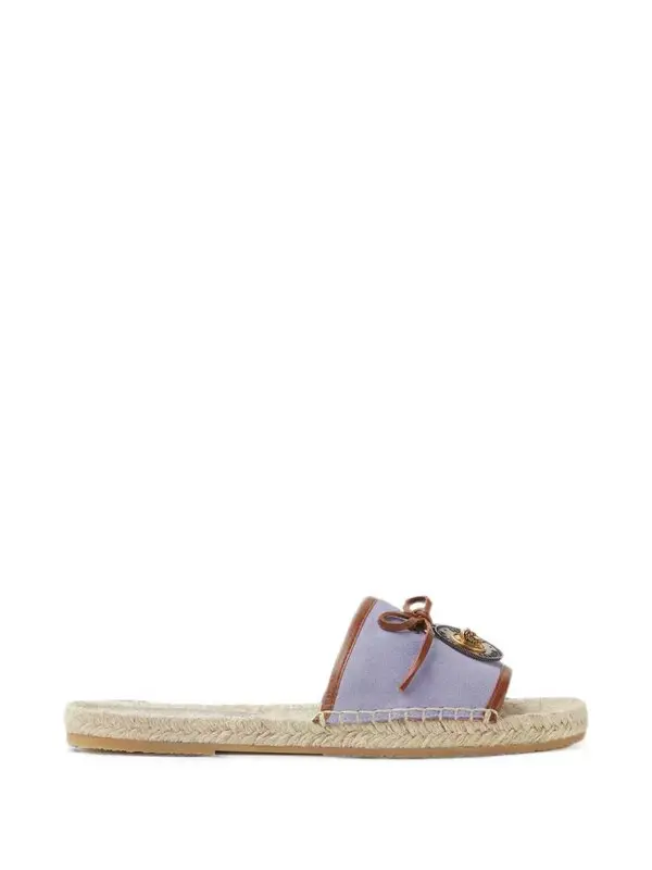 Versace Medusa Charm Bow Detail Espadrilles