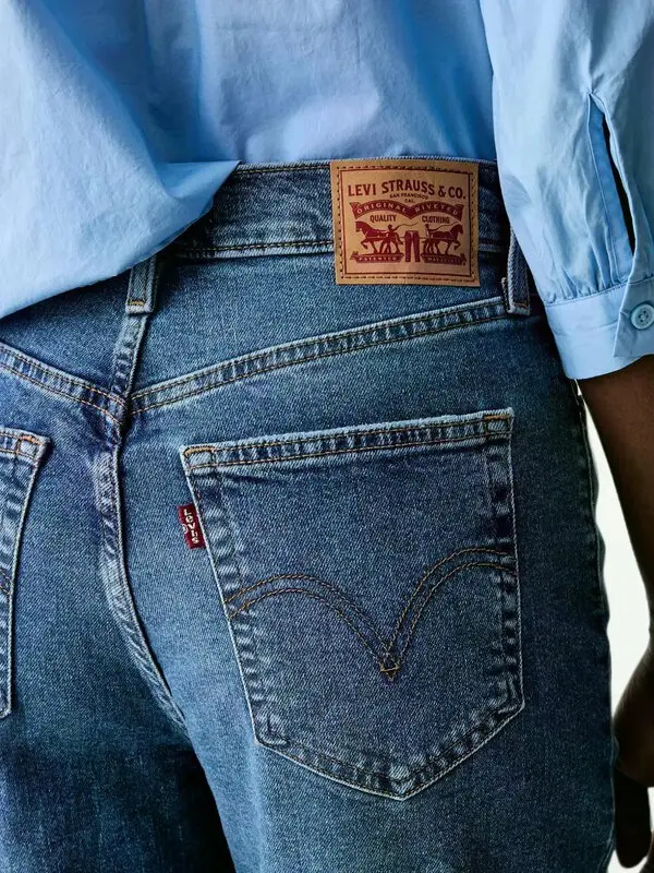 LEVI'S High-waisted Cropped Jeans