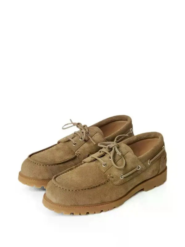 Studio Nicholson Guston Suede Boat Shoes