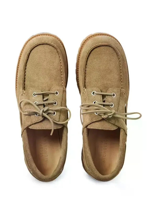 Studio Nicholson Guston Suede Boat Shoes