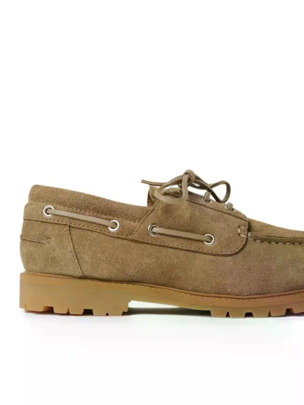 Studio Nicholson Guston Suede Boat Shoes