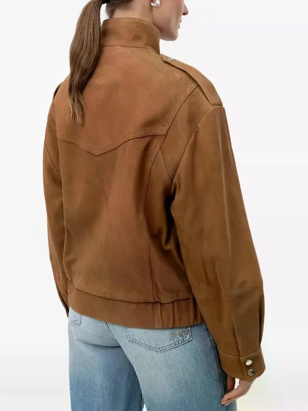 BOSS Suede Panelled Jacket