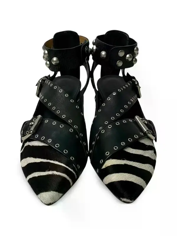 ISABEL MARANT VINTAGE Linzy Eyelet Ballet Flats