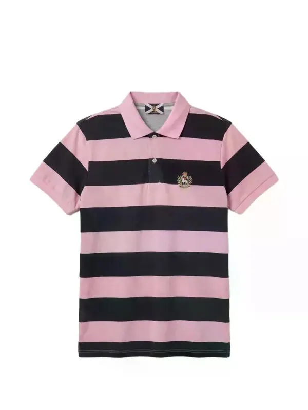 JOHNNY LAMBS Cordero Logo-embroidered Polo Shirt - Pink