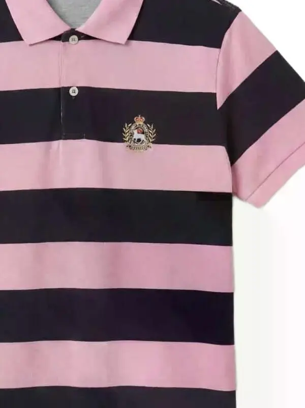JOHNNY LAMBS Cordero Logo-embroidered Polo Shirt - Pink