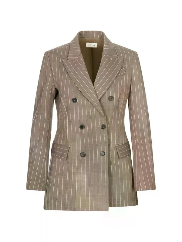 P.a.r.o.s.h Pinstripe Double-breasted Blazer