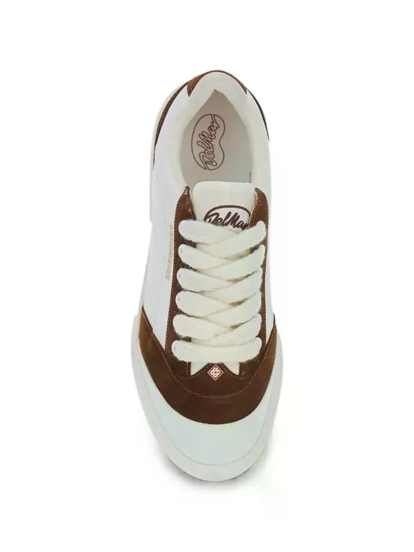 Casablanca Del Mar Suede Panelled Logo-print Sneakers