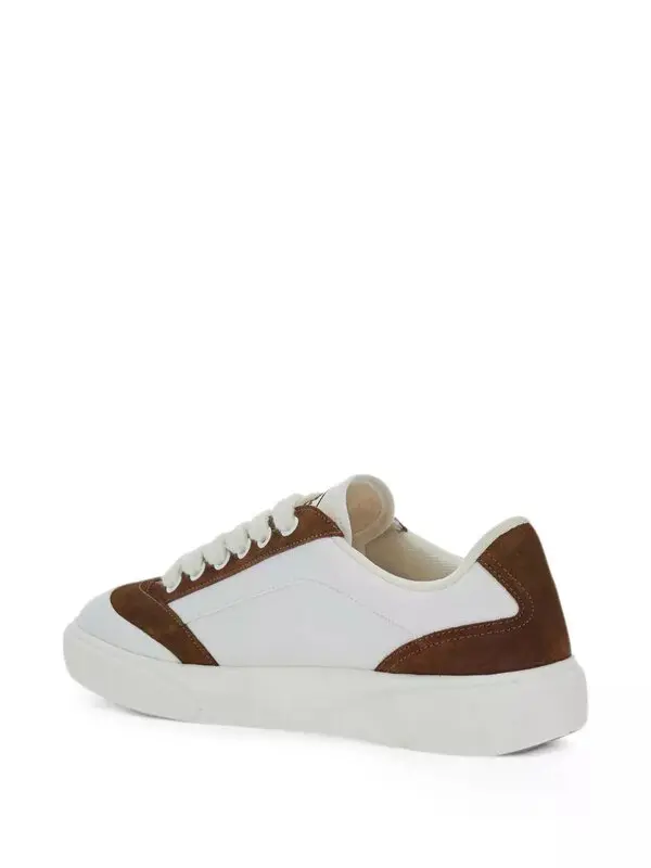 Casablanca Del Mar Suede Panelled Logo-print Sneakers