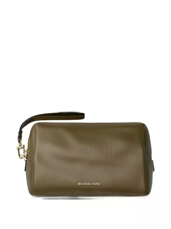 Michael Kors Large Logo Plaque Makeup Bag