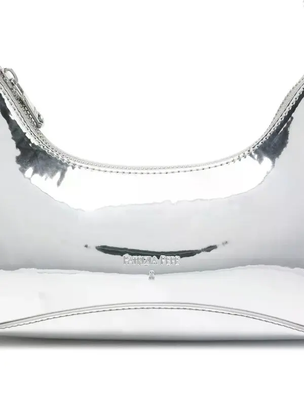 Patrizia Pepe Metallic-effect Shoulder Bag