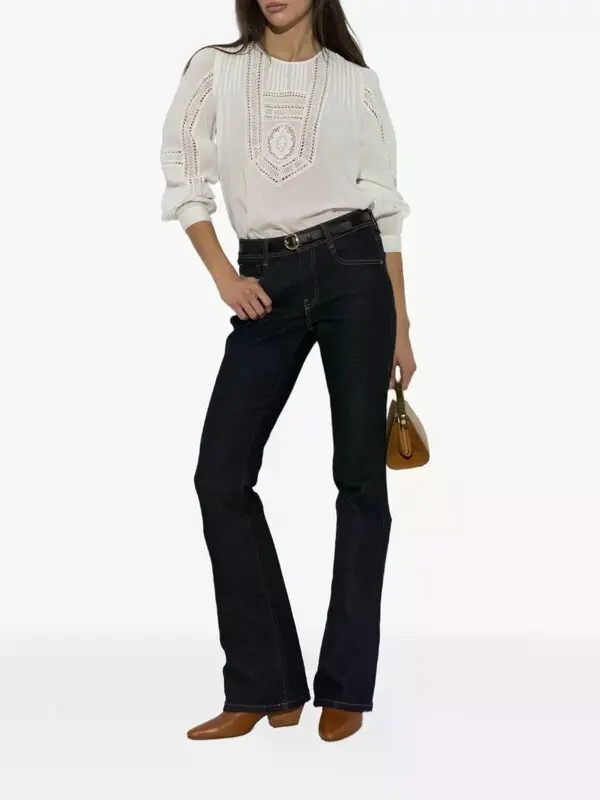 Ulla Johnson Marlowe Lace-trimmed Cotton Top - White
