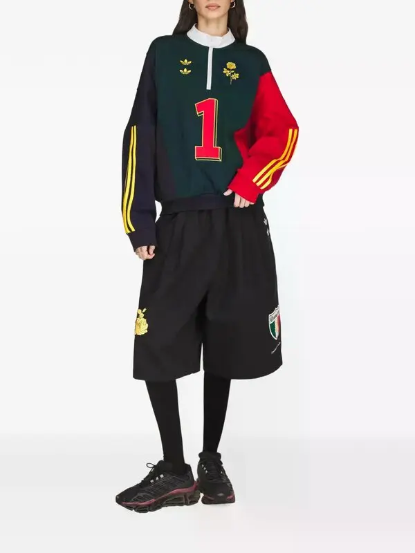 WILLY CHAVARRIA X Adidas Originals Watsonville Half-zip Sweatshirt - Green