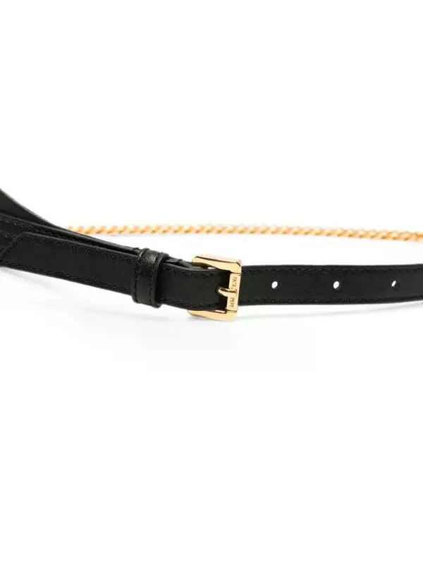 Patrizia Pepe Chain-detail Leather Belt