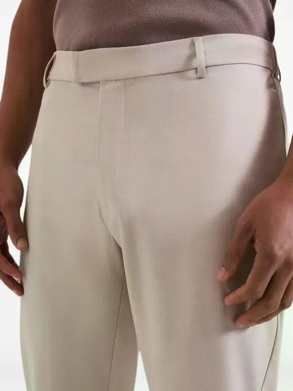 MAUVAIS Elasticated-waistband Tailored Trousers