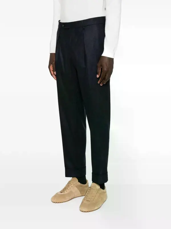 BERWICH Pleated Wool Trousers