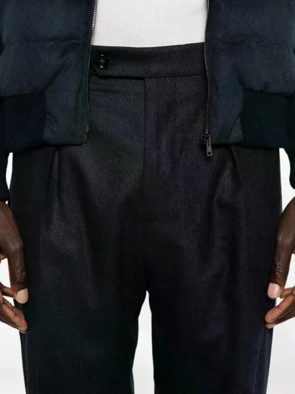 BERWICH Pleated Wool Trousers