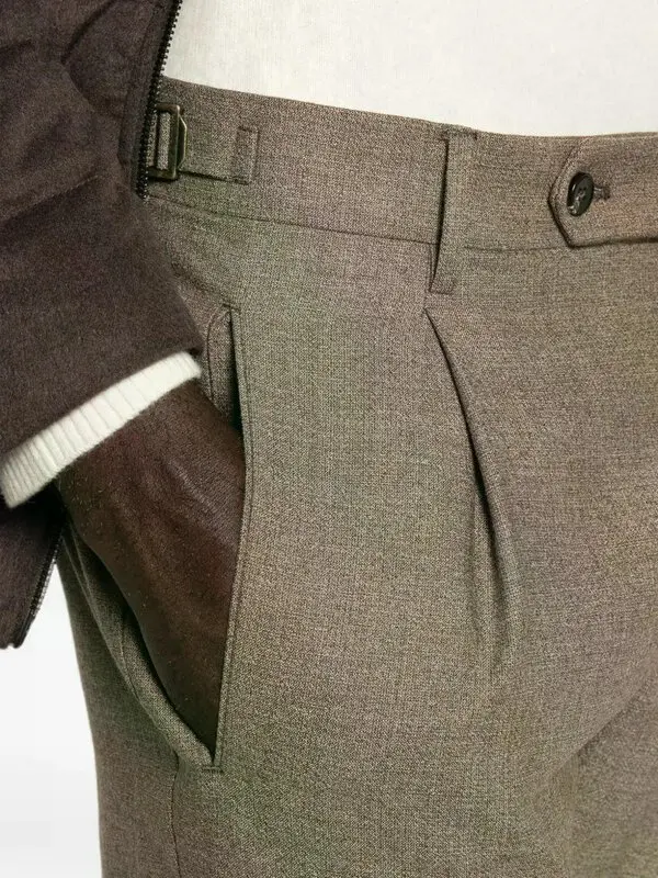 BERWICH Pleated Wool Trousers